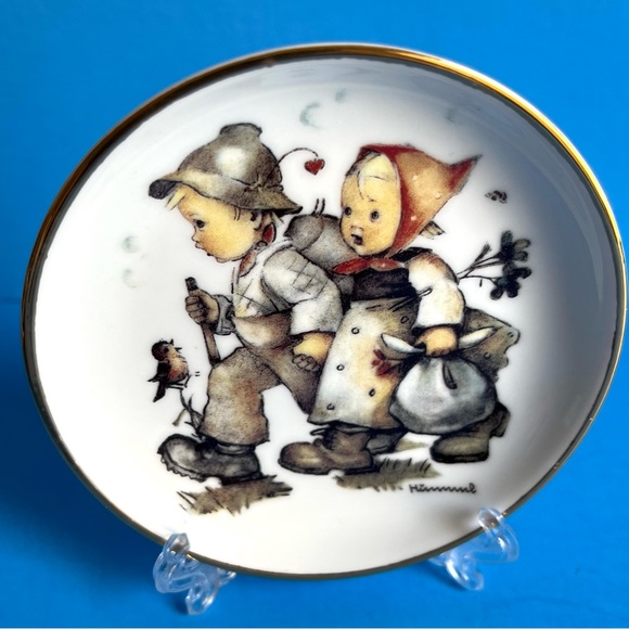 M. J. Hummnl | Other | Two Vintages Small Plates Guiding Angel And ...